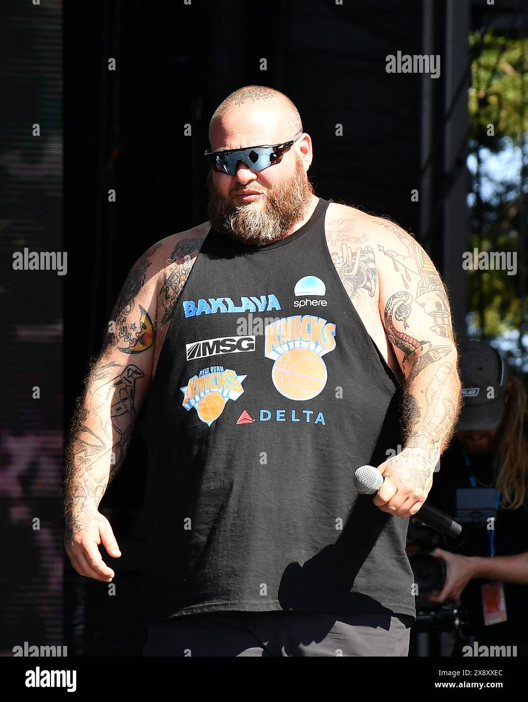 Napa, USA. 26th May, 2024. Action Bronson performs live during 2024 BottleRock at Napa Valley ...