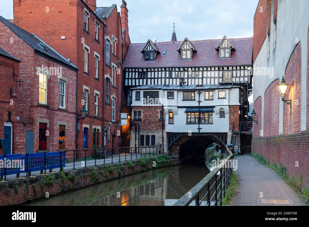 Evening at High Bridge in Lincoln, England Stock Photo - Alamy