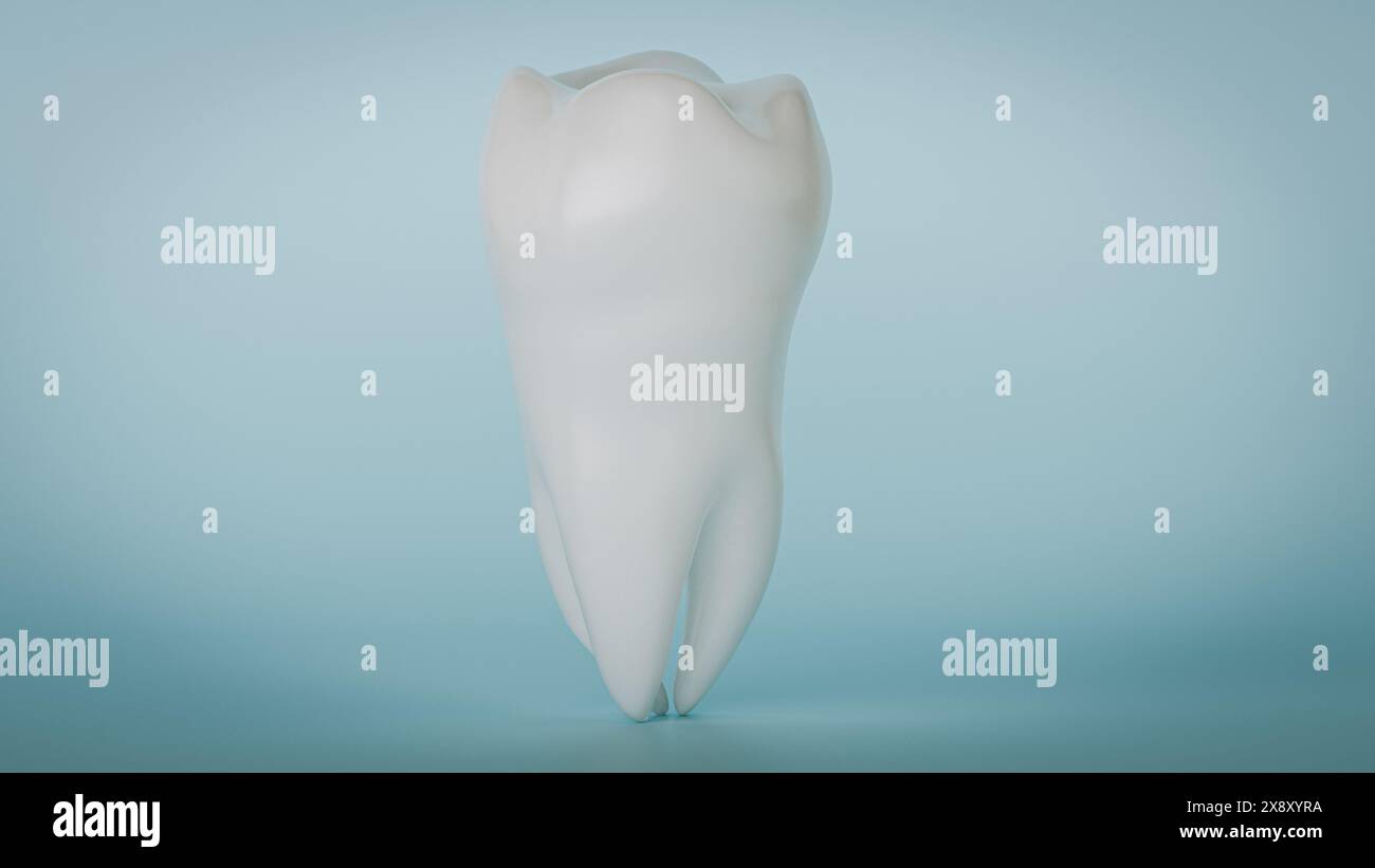 3D Rendering of a Tooth Stock Photo - Alamy