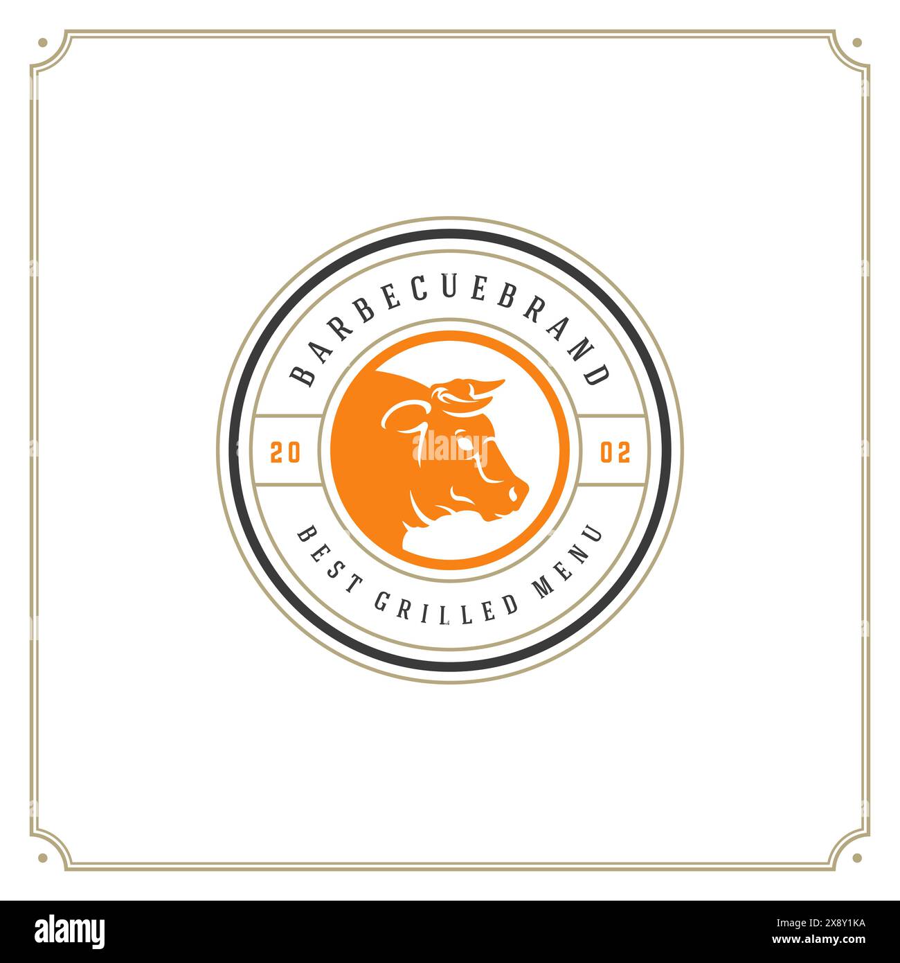 The bull bar and restaurant Stock Vector Images - Alamy