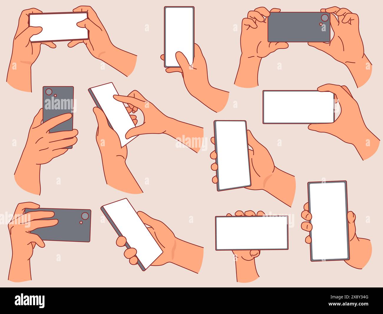 Empty screens Stock Vector Images - Alamy