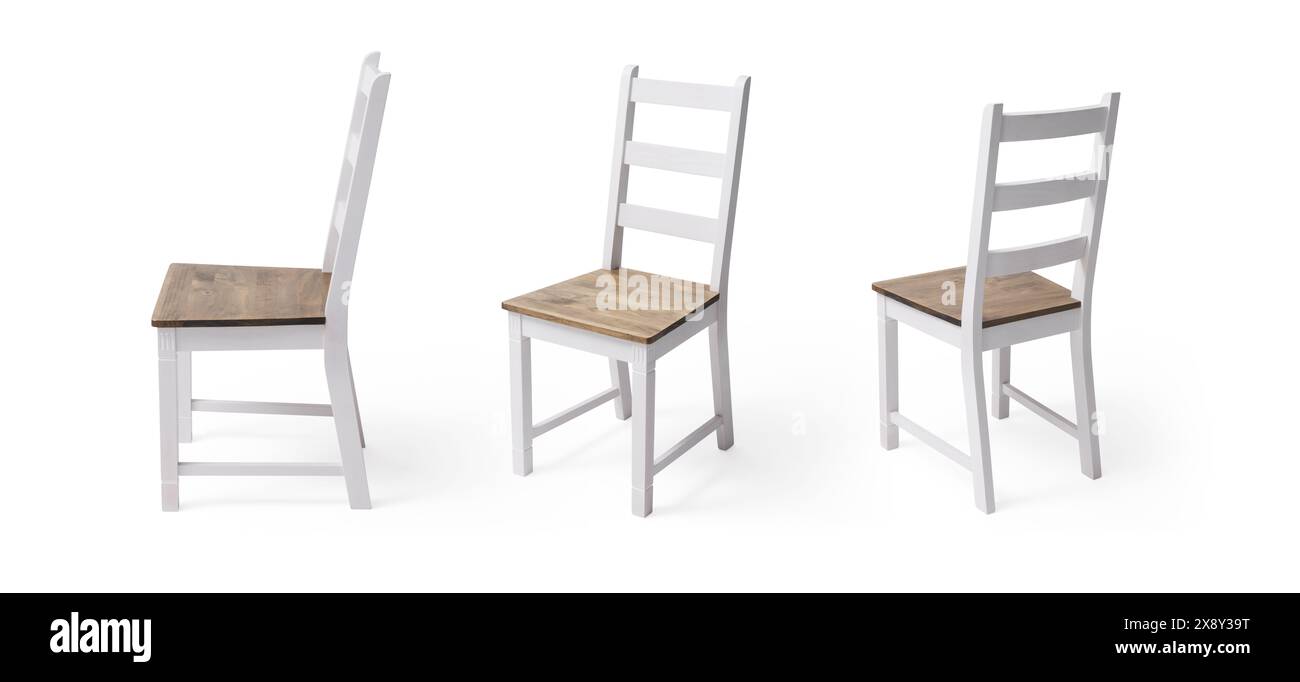 Chair front side and back views hi-res stock photography and images - Alamy