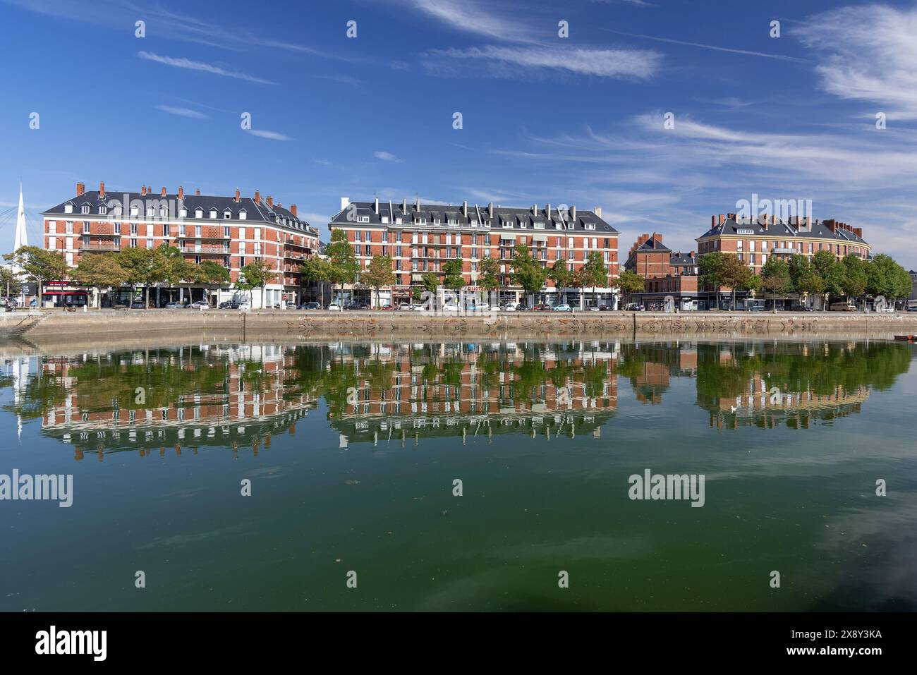The Roy Basin and building built after the Second World War in Saint ...