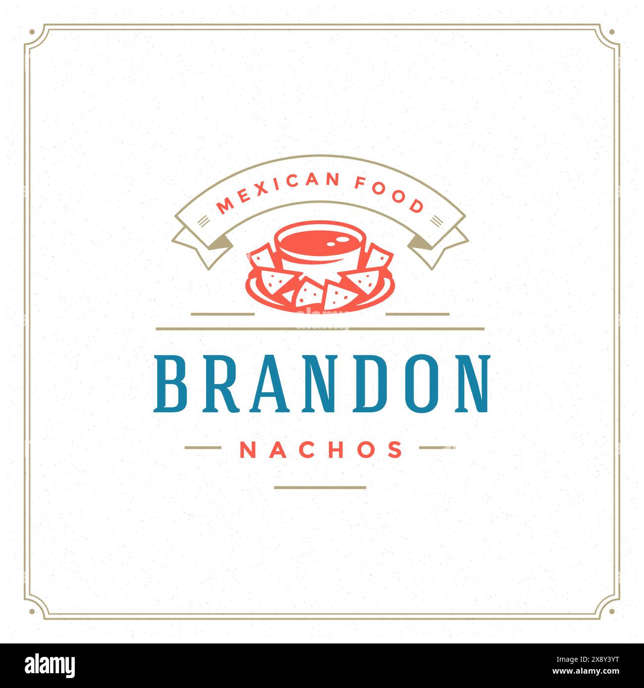 Nachos logo vector illustration. Nachos silhouette, good for restaurant ...