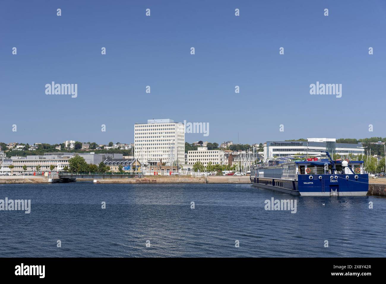 Port france harbour concrete buildings hi-res stock photography and ...