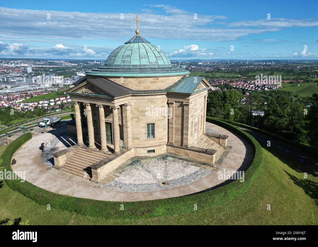 Stuttgart, Germany. 29th May, 2024. The burial chapel on Württemberg ...