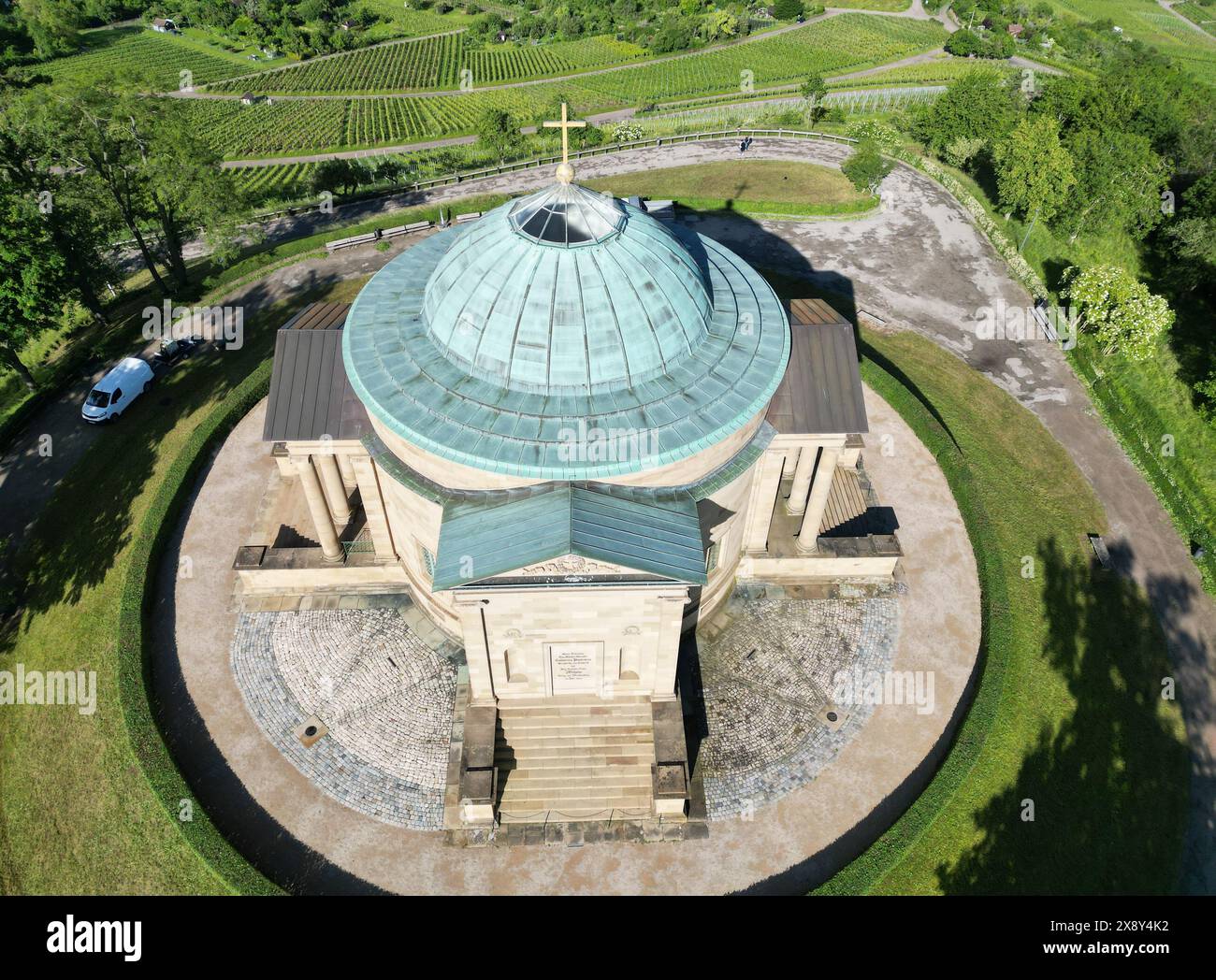 Stuttgart, Germany. 29th May, 2024. The burial chapel on Württemberg ...