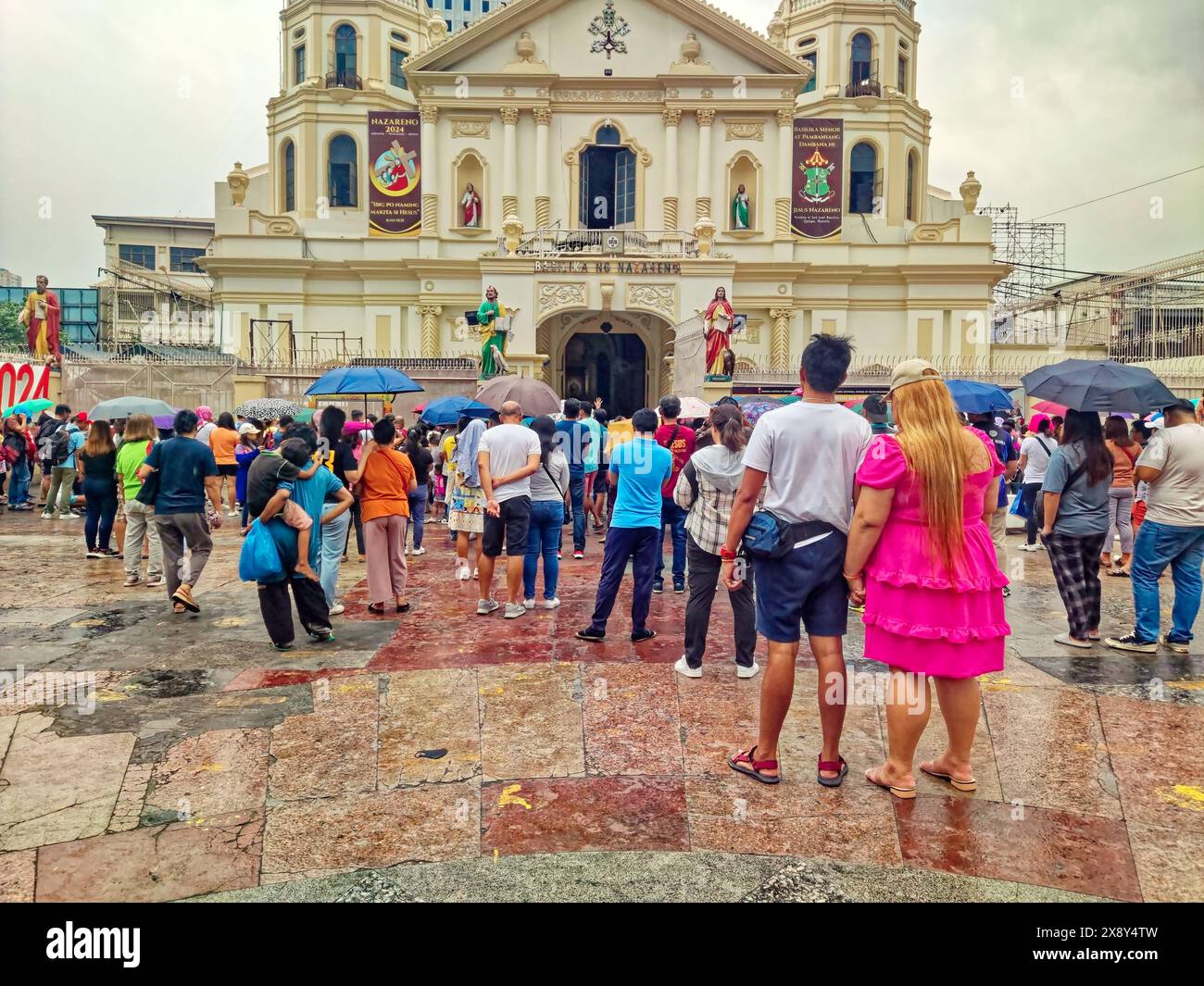 National Capital Region (NCR), Philippines - March 15, 2024: Devotees ...