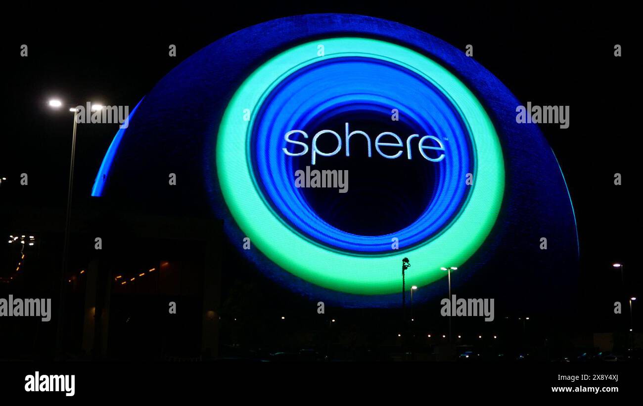 Las Vegas, Nevada, USA 15th May 2024 Sphere Immersive Globe Venue on May 15, 2024 in Las Vegas ...
