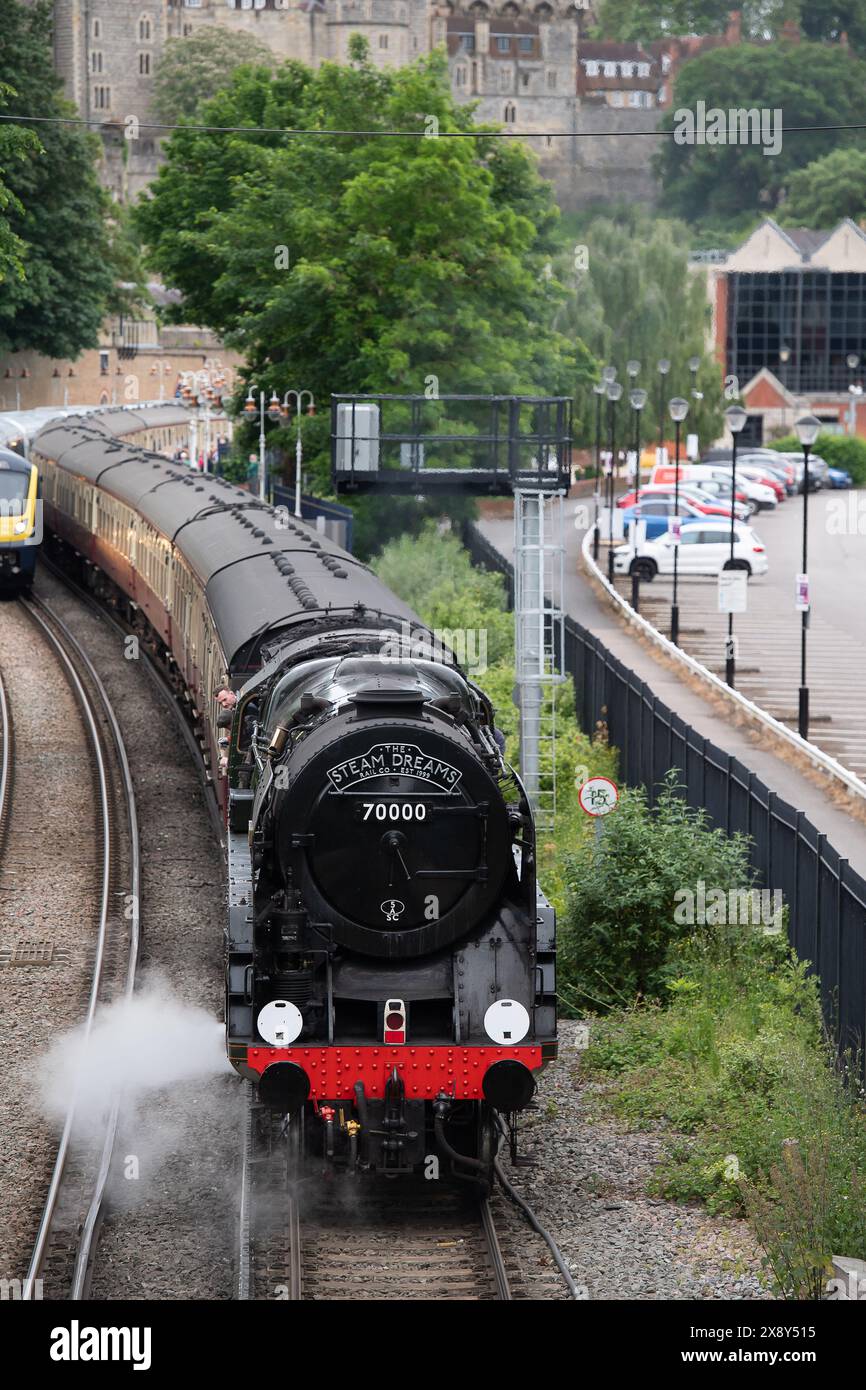 Windsor, UK. 28th May, 2024. It was a joy to see the Steam Dream Rail ...