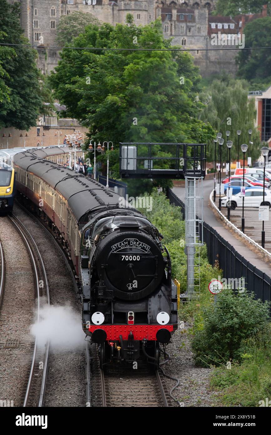 Windsor, UK. 28th May, 2024. It was a joy to see the Steam Dream Rail ...