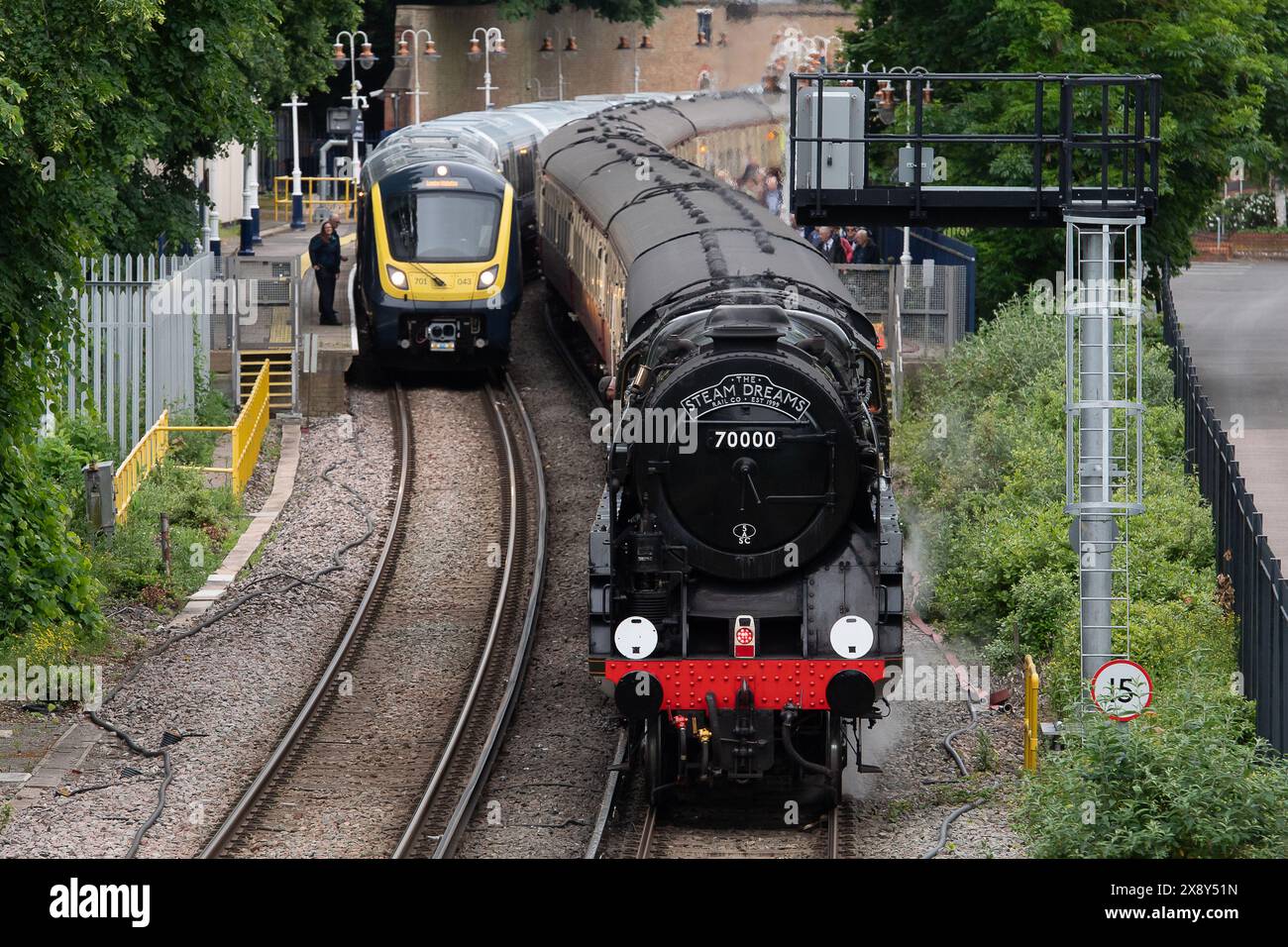 Windsor, UK. 28th May, 2024. It was a joy to see the Steam Dream Rail ...