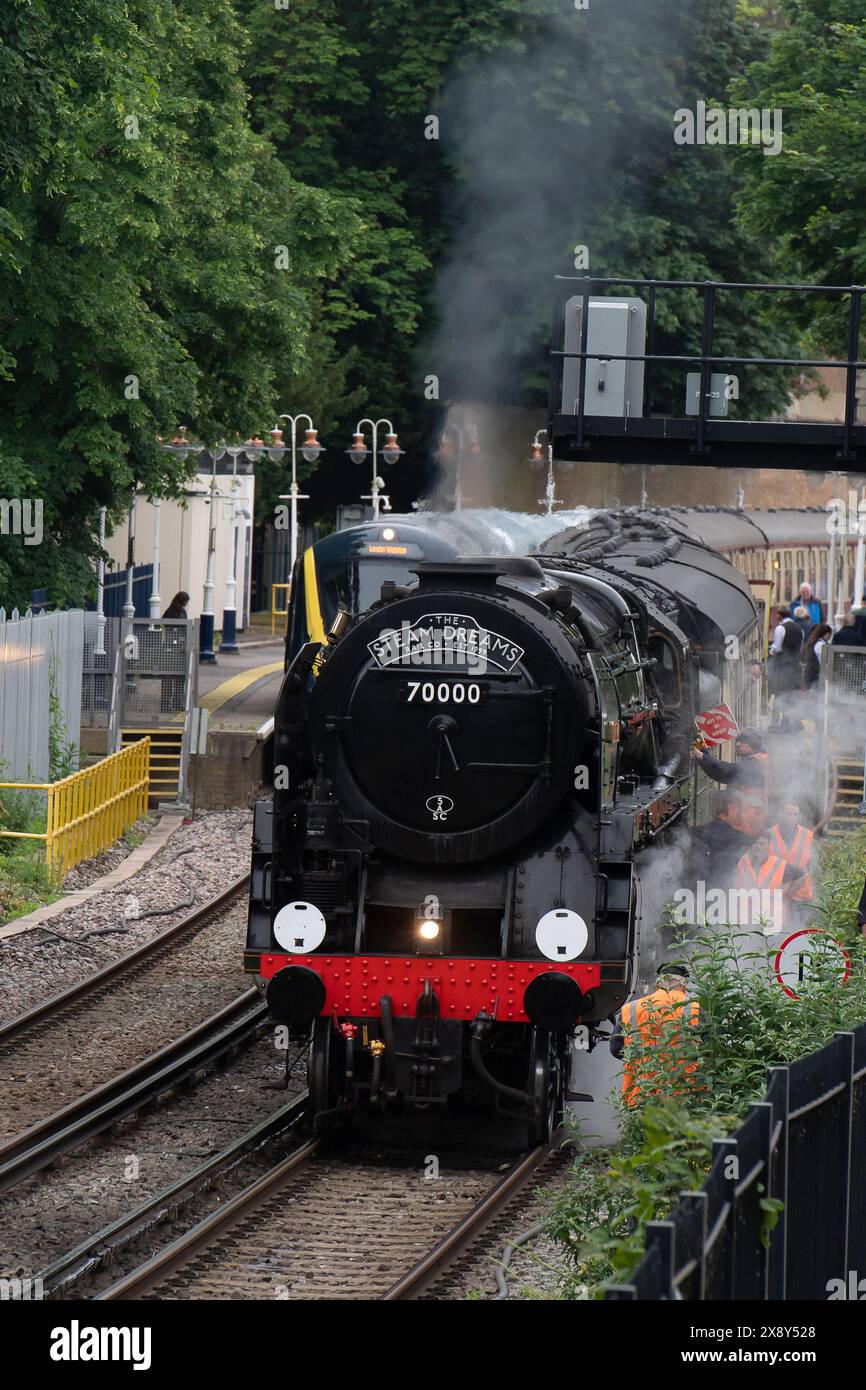 Britannia class no 70000 britannia steam locomotive hi-res stock ...