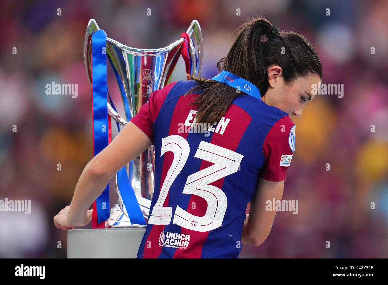 Barcelona, Spain. 25th May, 2024. Ingrid Syrstad Engen of FC Barcelona ...
