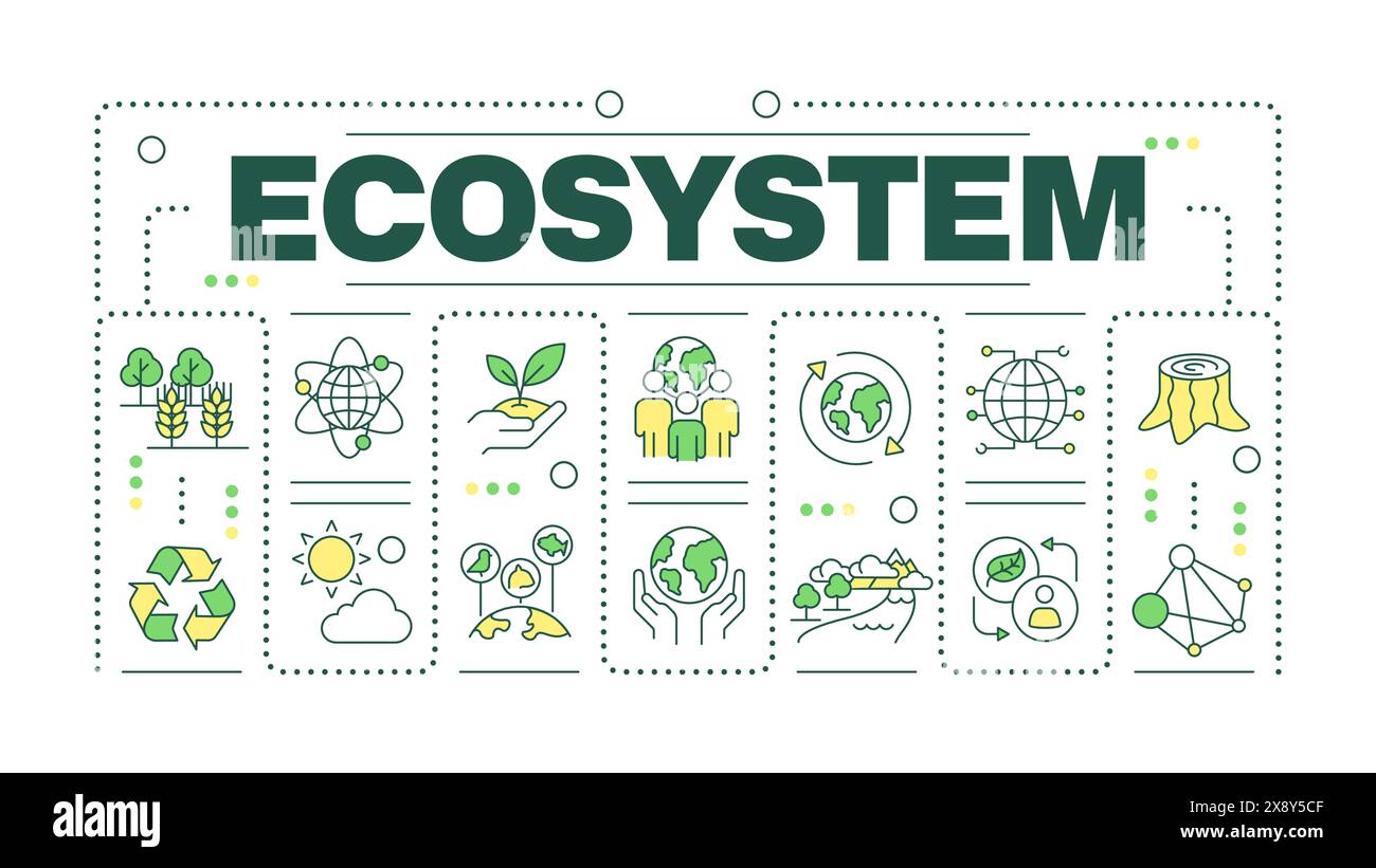 Biodiversity ecosystem balance Stock Vector Images - Alamy