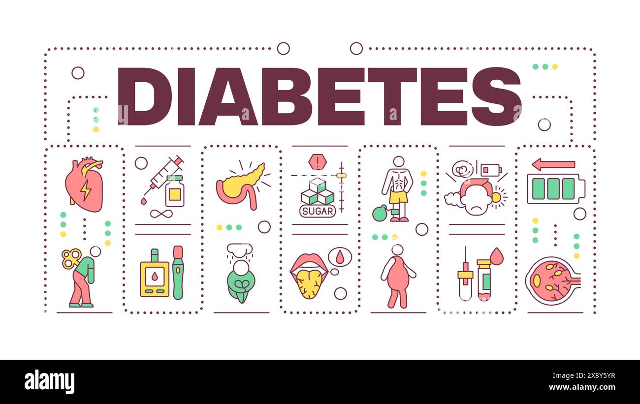 Diabetes letters Stock Vector Images - Alamy