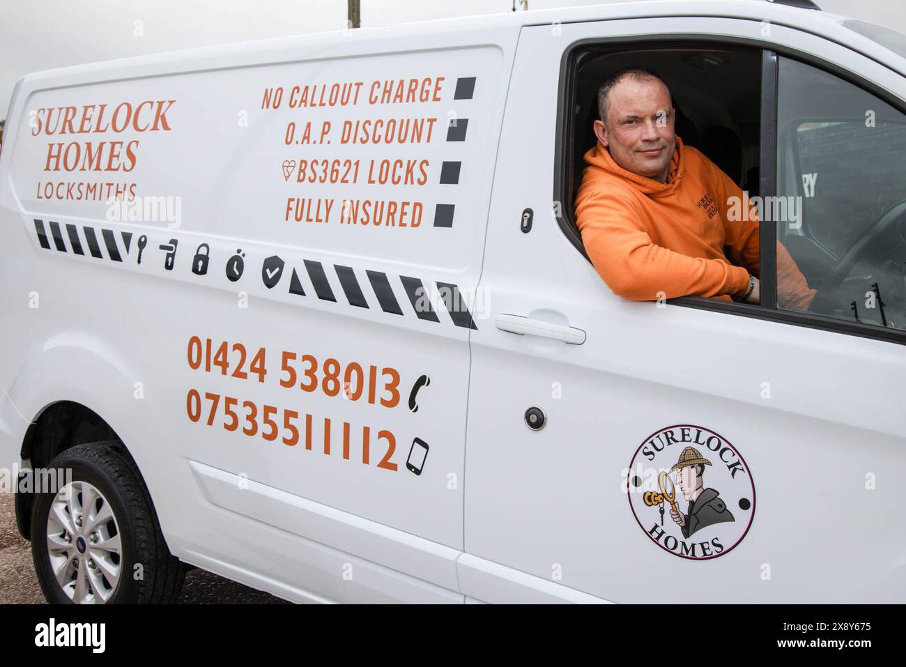 EDITORIAL USE ONLY Matt Triboulliard, owner of Surelock Homes ...