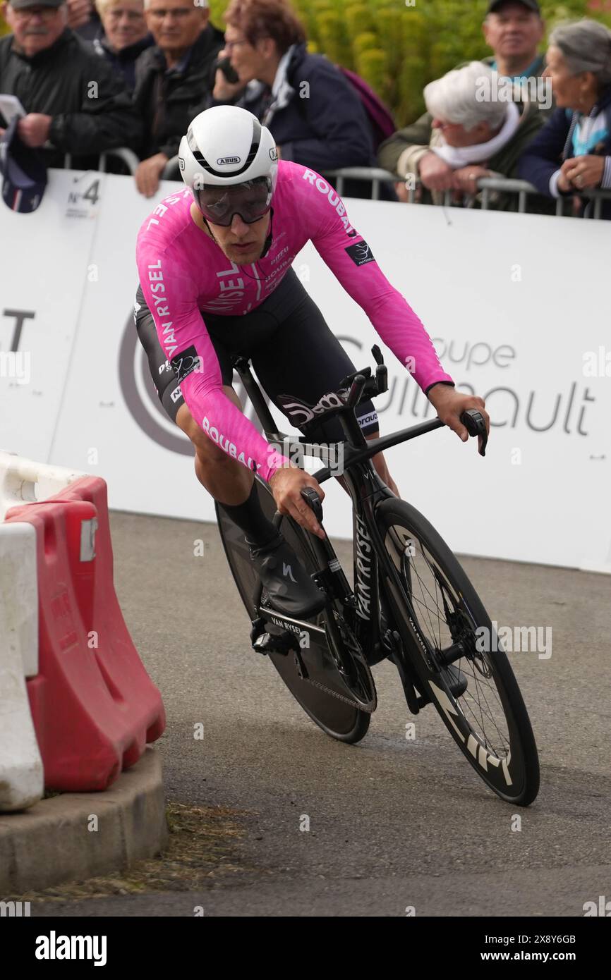 MORIN Emmanuel (Van Rysel-Roubaix) during the Boucles de la Mayenne ...
