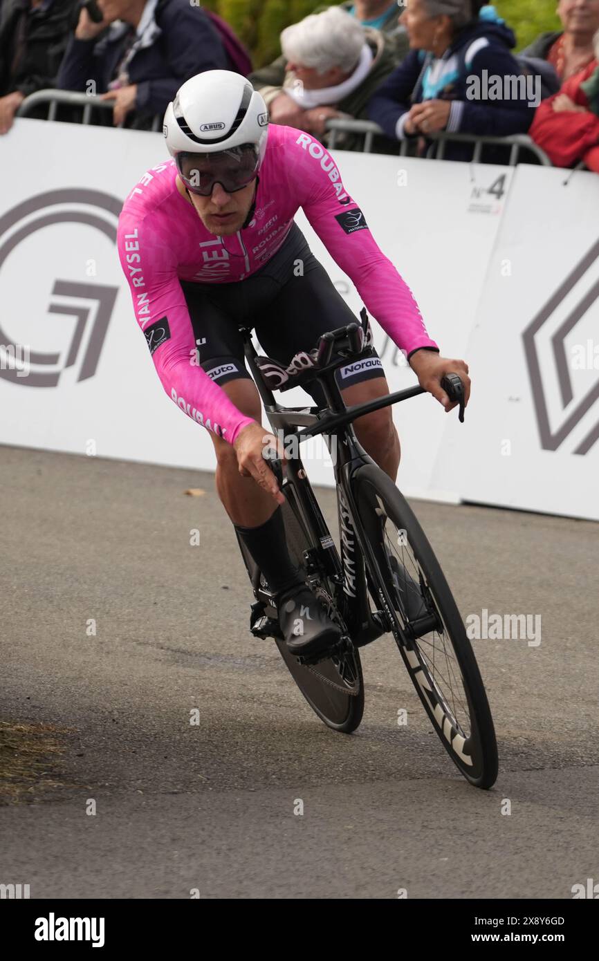 MORIN Emmanuel (Van Rysel-Roubaix) during the Boucles de la Mayenne ...