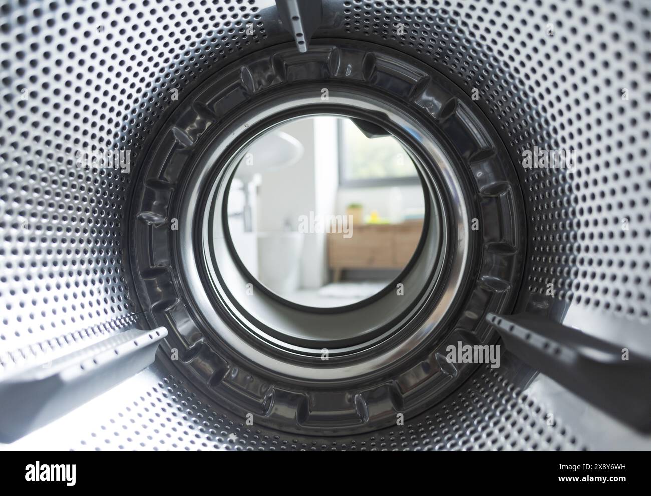 From inside washing machine hi-res stock photography and images - Alamy