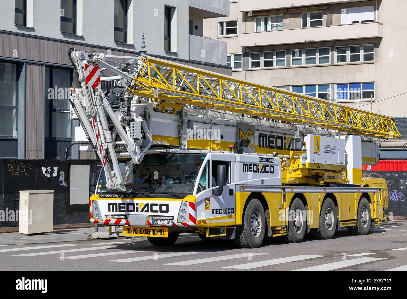 Spierings crane hi-res stock photography and images - Alamy