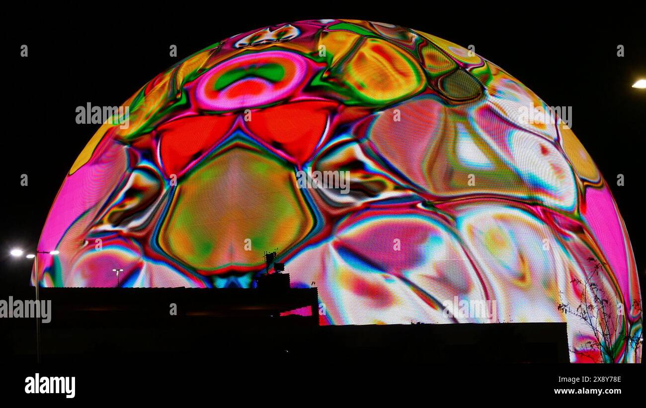 Las Vegas, Nevada, USA 15th May 2024 Sphere Immersive Globe Venue on ...