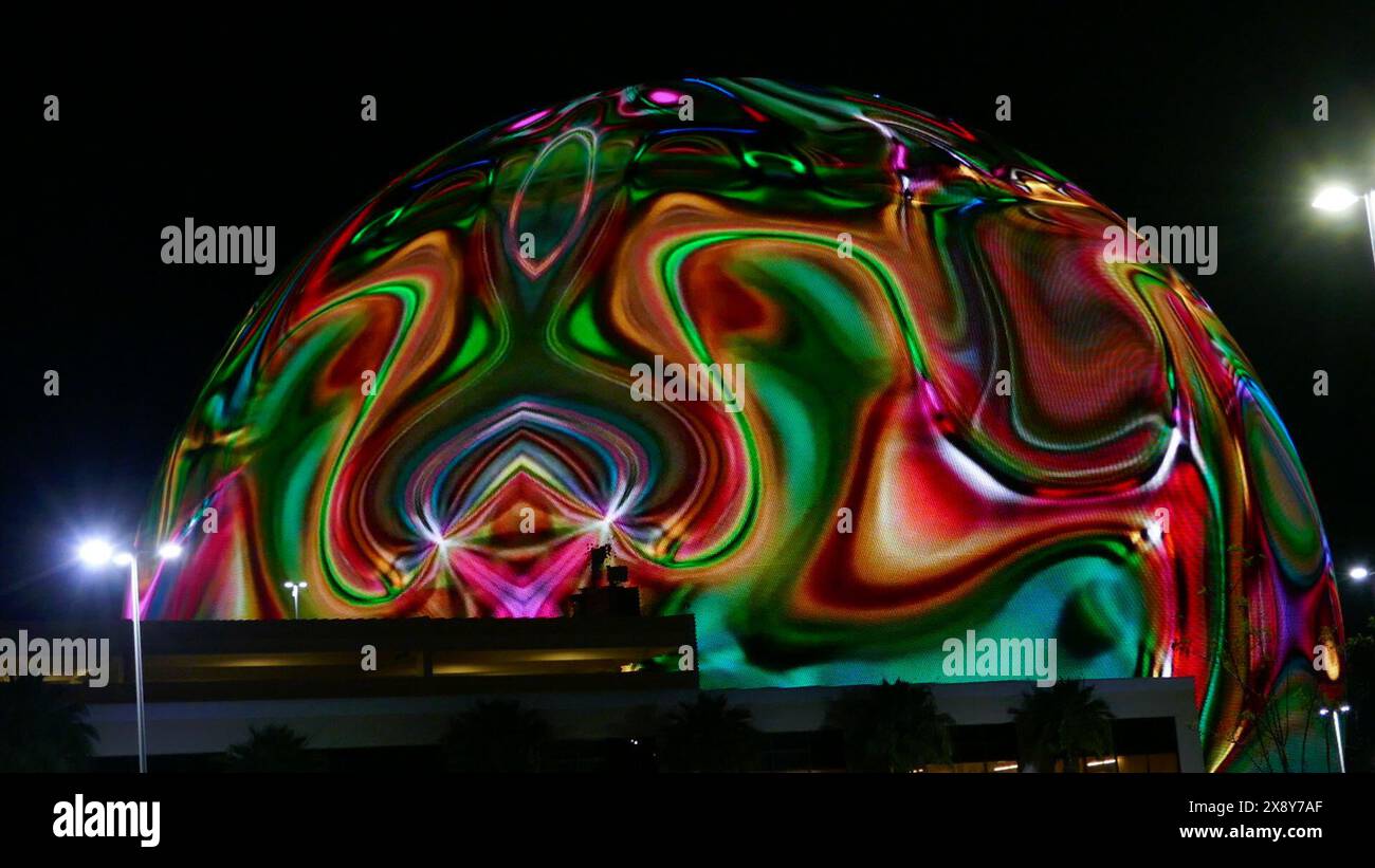 Las Vegas, Nevada, USA 15th May 2024 Sphere Immersive Globe Venue on ...