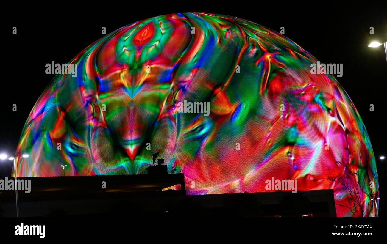 Las Vegas, Nevada, USA 15th May 2024 Sphere Immersive Globe Venue on ...
