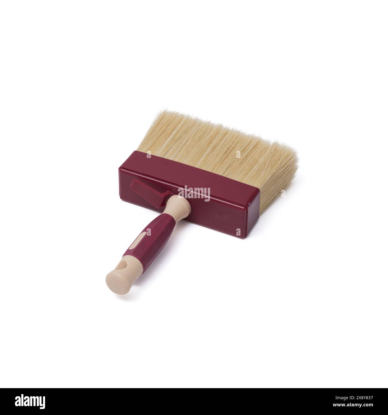 New clean whitewash brush isolated on white background, painting and ...