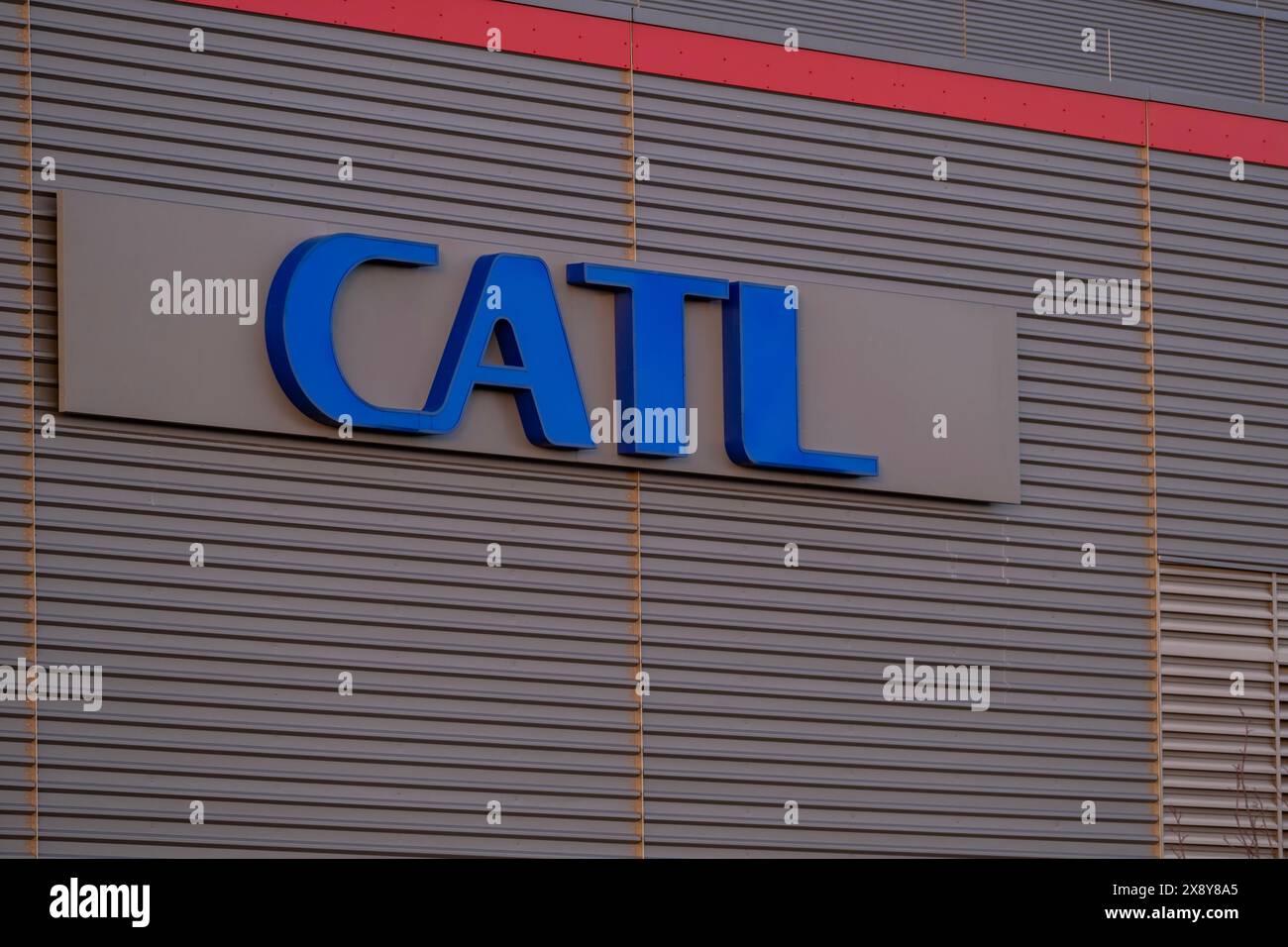 Advertising logo CATL Contemporary Amperex Technology Co. Limited ...