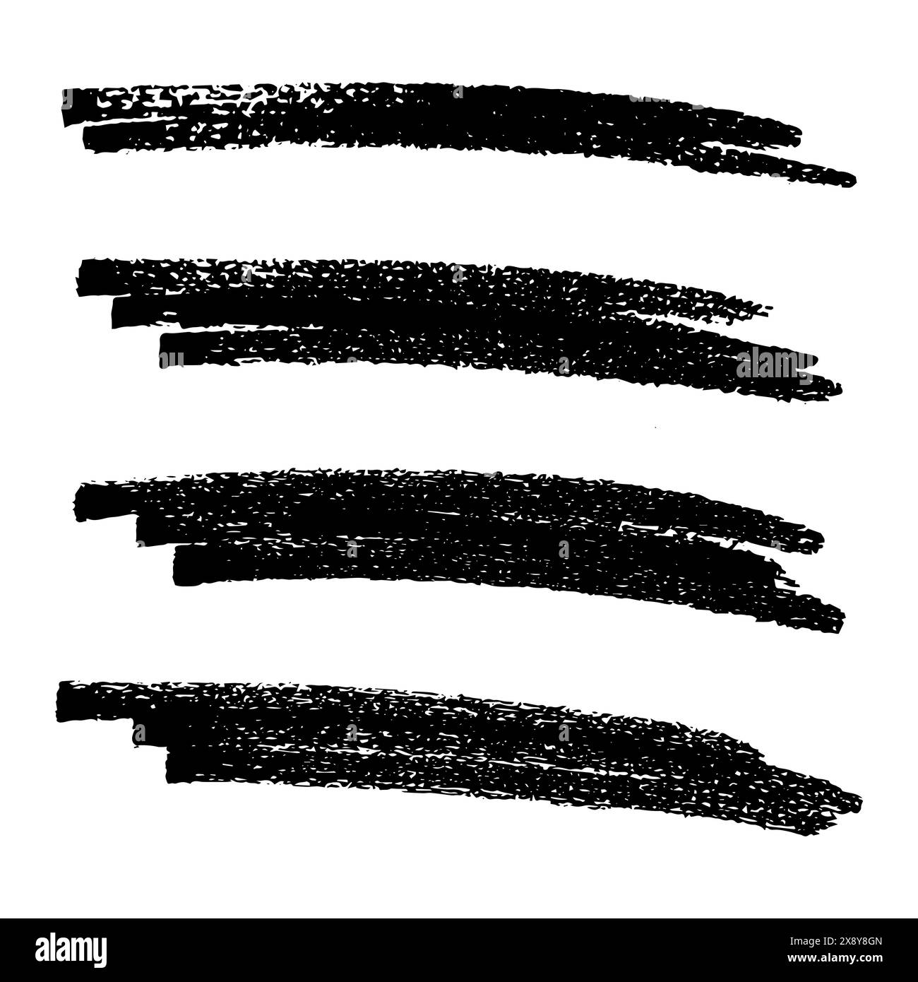 Sketch Scribble Smear. Black ink brush stroke and pencil drawing; great ...