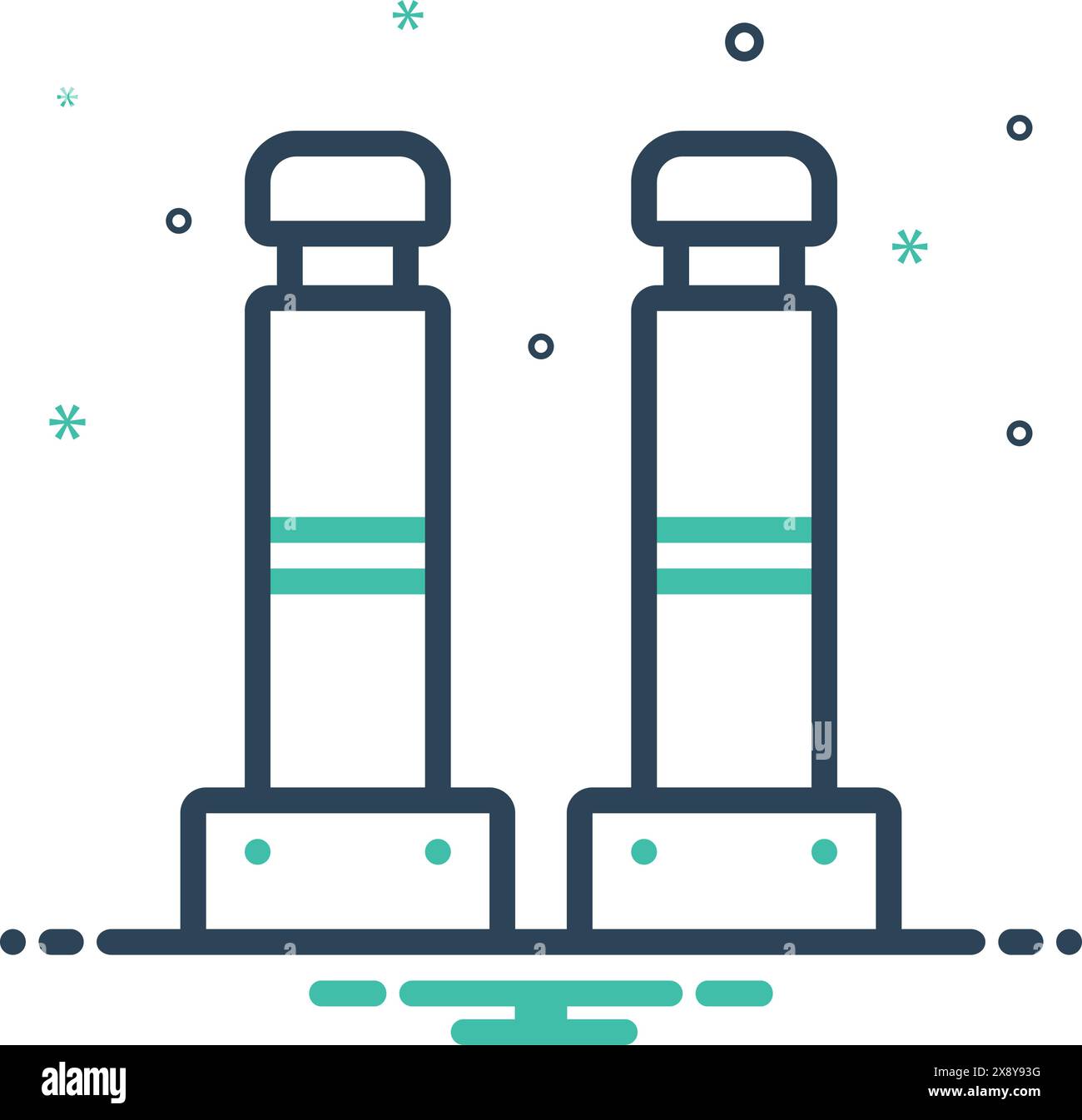 Icon for bollards,industrial Stock Vector Image & Art - Alamy