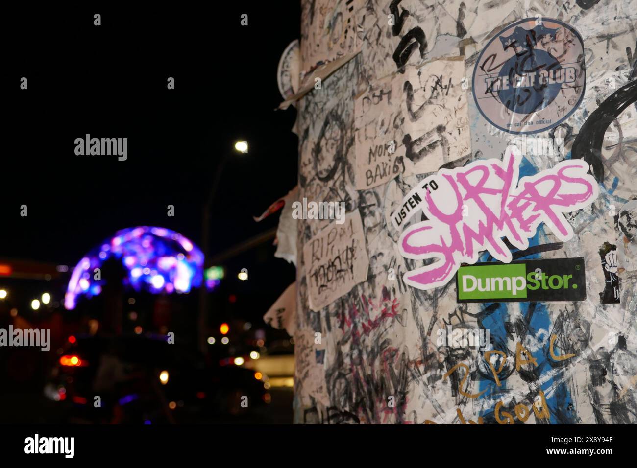 Las Vegas, Nevada, USA 15h May 2024 Singer/musician Ury Summers Sticker ...