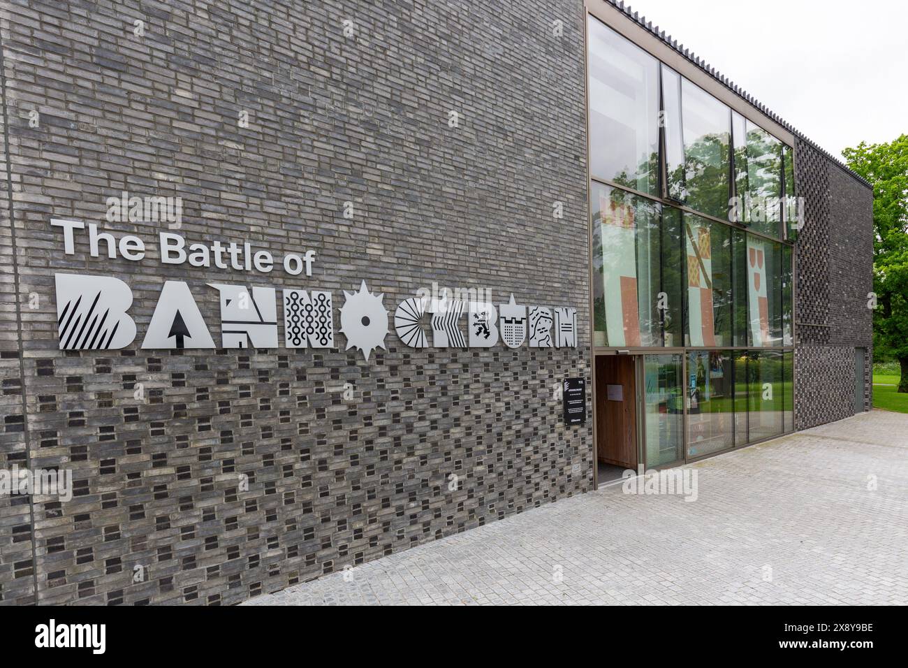 Battle of Bannockburn visitor centre Stock Photo - Alamy