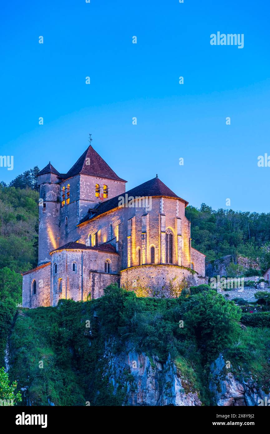 France, Lot, Causses du Quercy Regional Natural Park, Saint Cirq ...