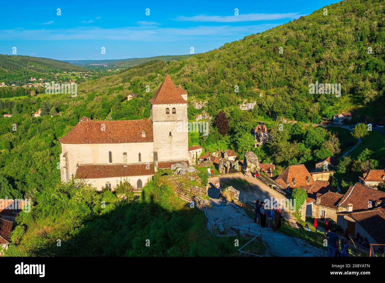 France, Lot, Causses du Quercy Regional Natural Park, Saint Cirq ...