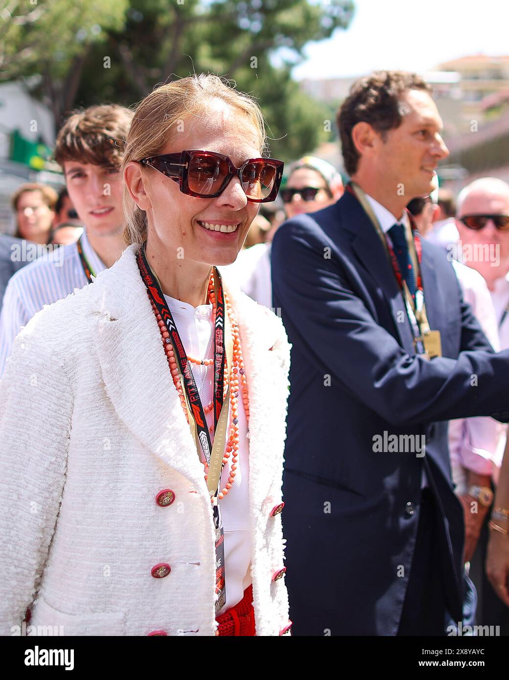 Lavinia Borromeo is seen during the Formula 1 Grand Prix de Monaco 2024 ...