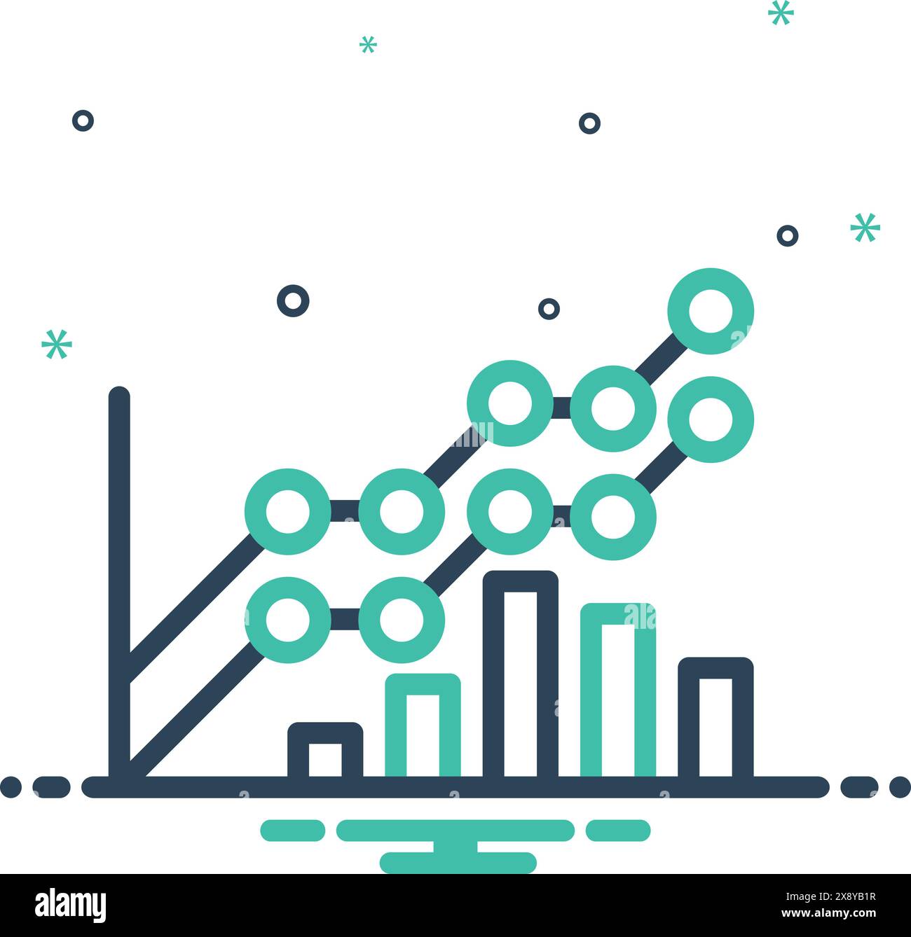 Icon for line chart,graph Stock Vector Image & Art - Alamy