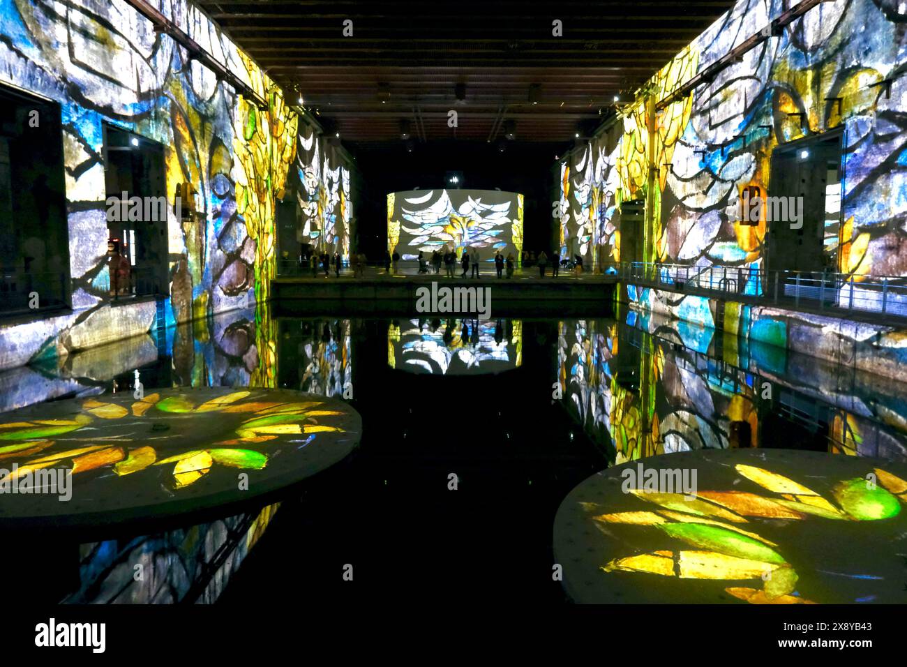 France, Gironde, Bordeaux, Bassins à Flot district, underwater base ...