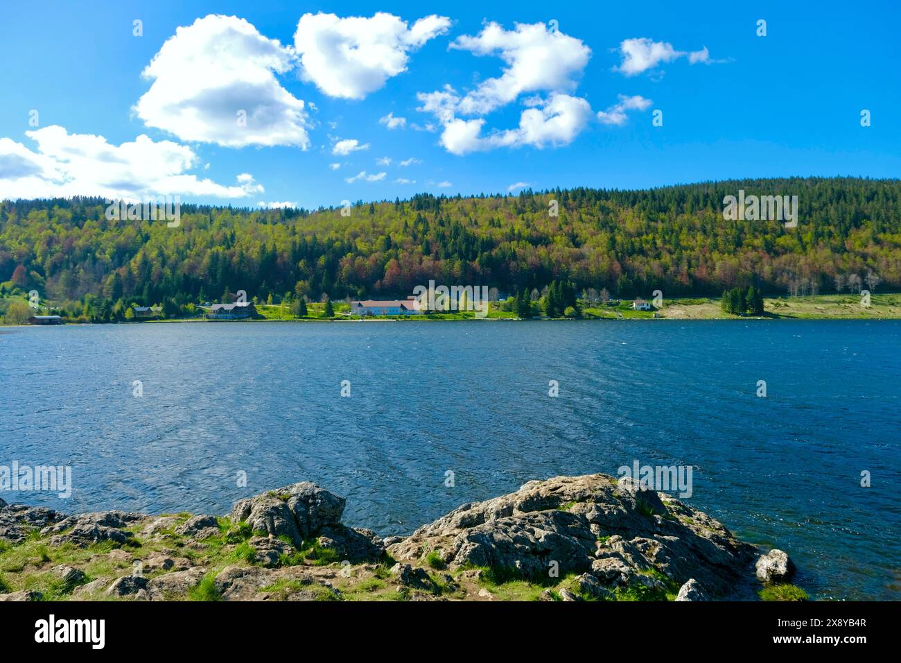 France, Jura, Les Rousses, Lac des Rousses Stock Photo - Alamy