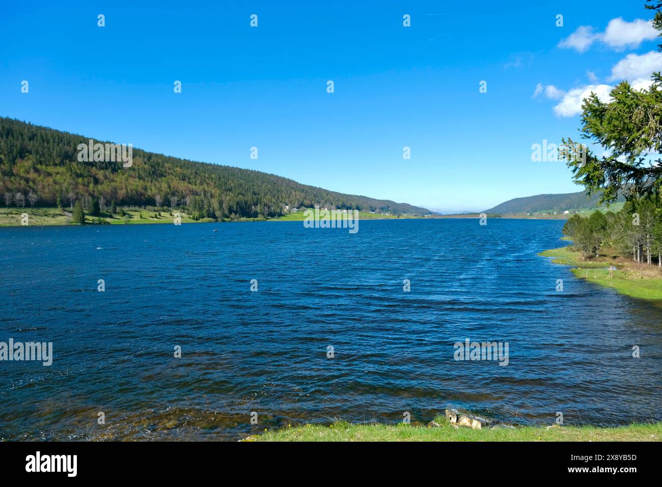France, Jura, Les Rousses, Lac des Rousses Stock Photo - Alamy