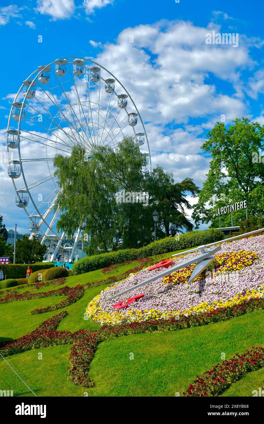Switzerland, Canton of Geneva, Geneva, the English garden, The Flower ...