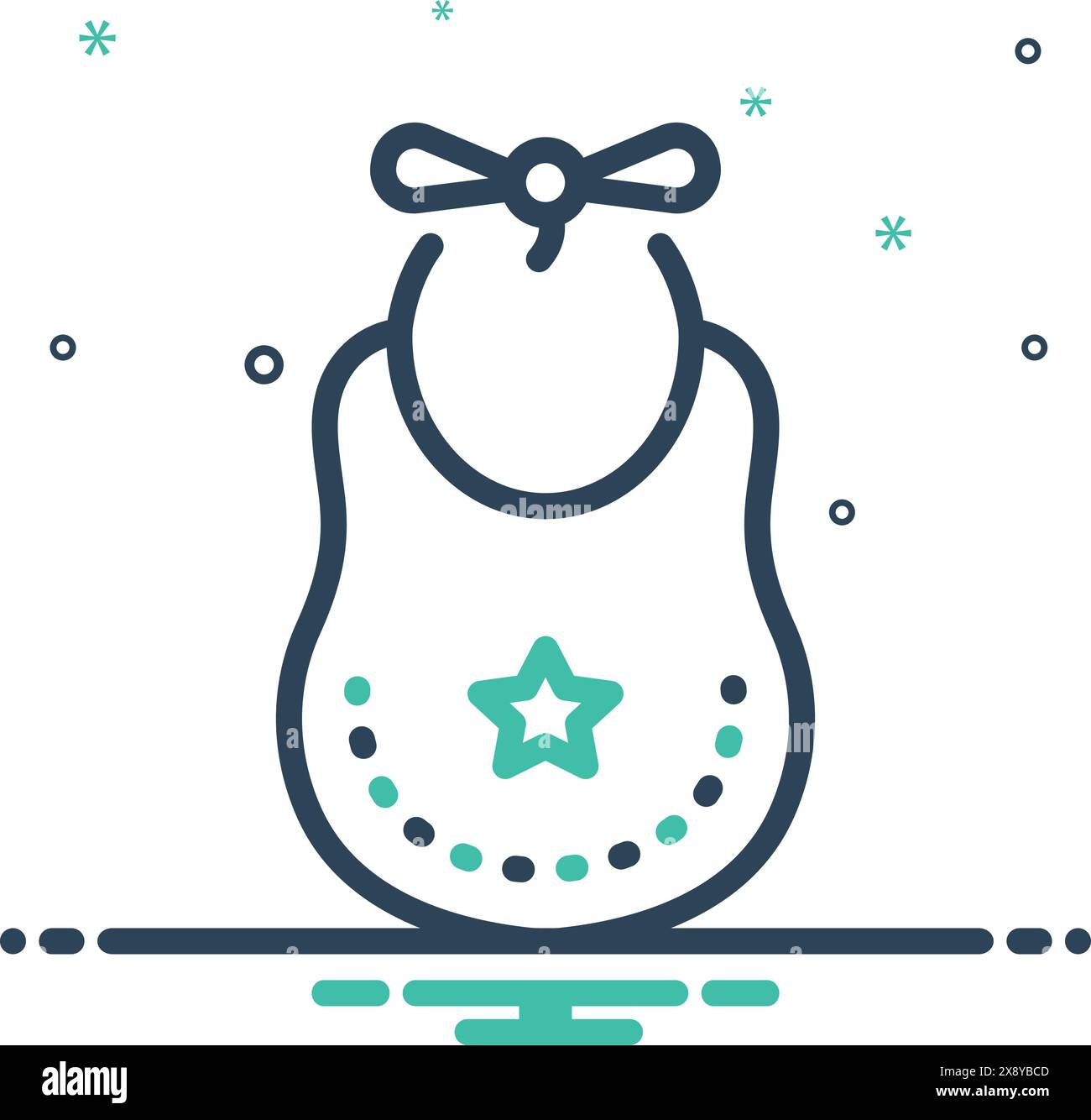 Wear bibs Stock Vector Images - Alamy