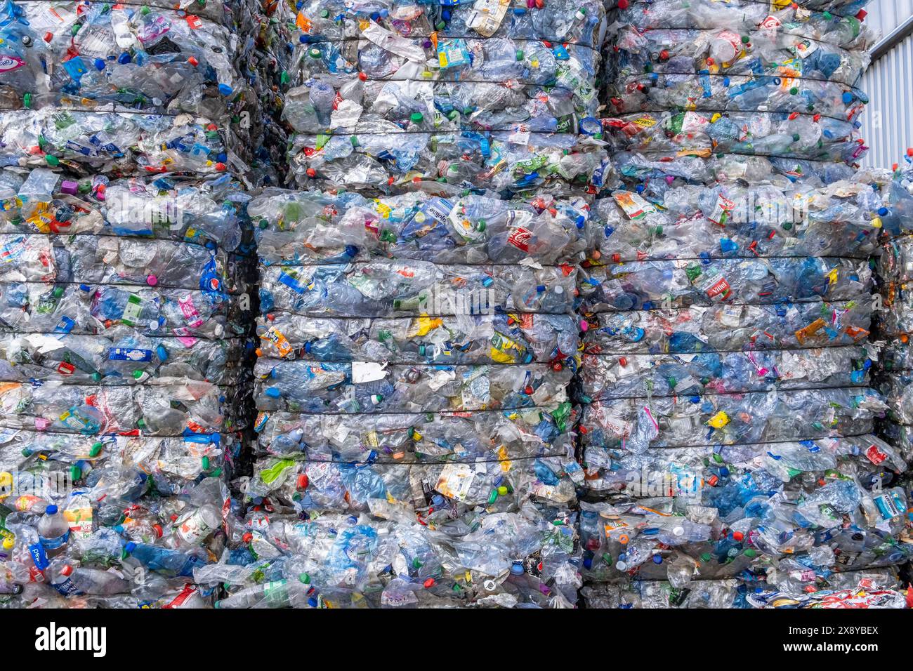 France, Puy de Dome, Clermont Ferrand, household-waste sorting, plastic ...