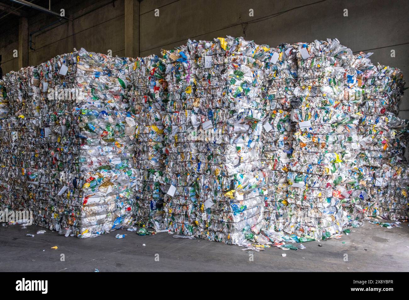 France, Puy de Dome, Clermont Ferrand, household-waste sorting, plastic ...