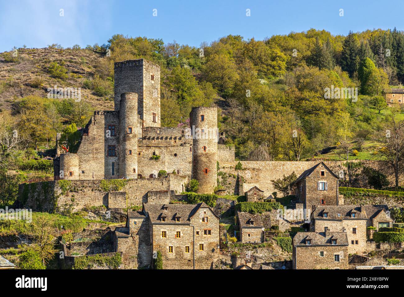 France, Aveyron, Belcastel, labeled The Most Beautiful Villages of ...