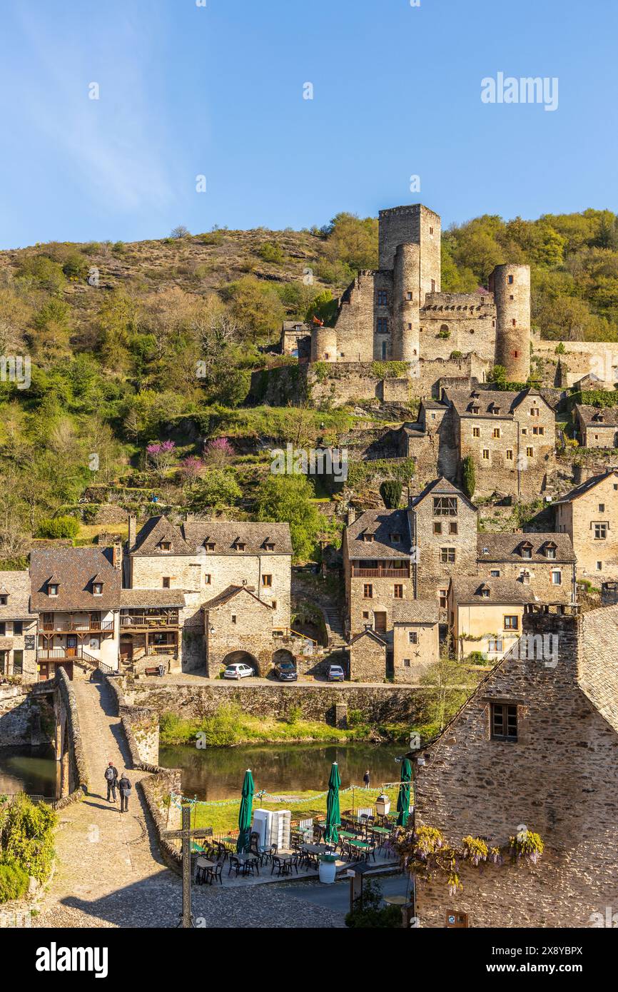 France, Aveyron, Belcastel, labeled The Most Beautiful Villages of ...