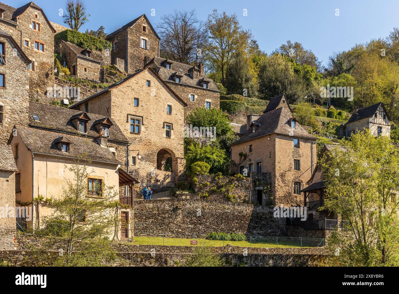 France, Aveyron, Belcastel, labeled The Most Beautiful Villages of ...