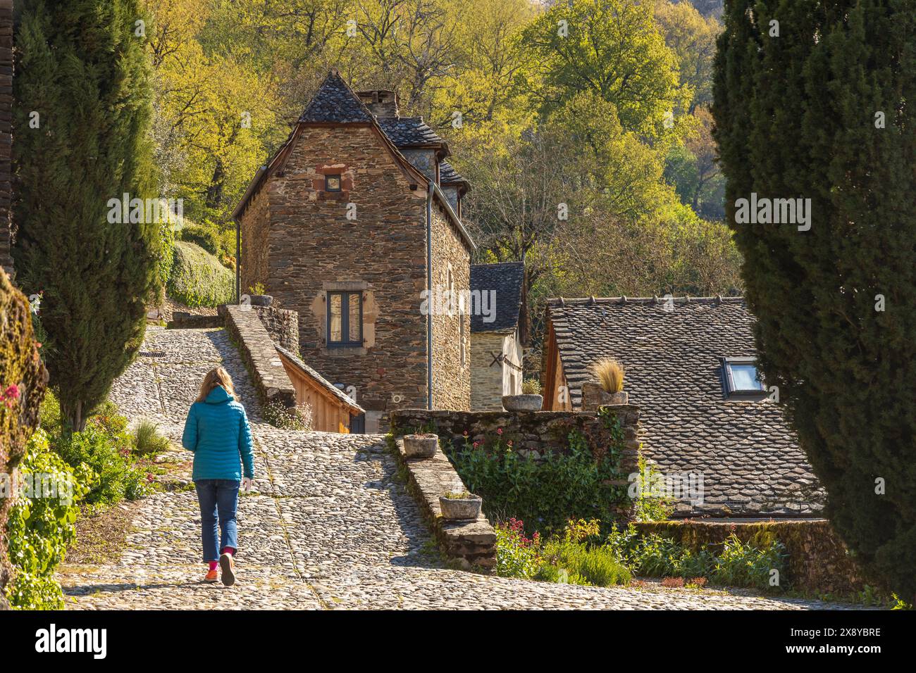 France, Aveyron, Belcastel, labeled The Most Beautiful Villages of ...
