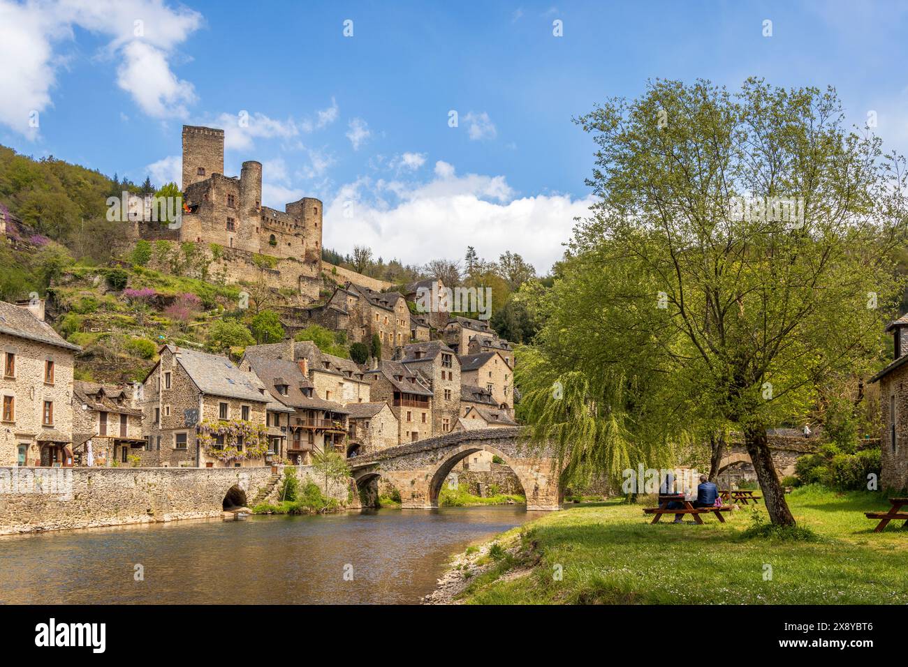 France, Aveyron, Belcastel, labeled The Most Beautiful Villages of ...